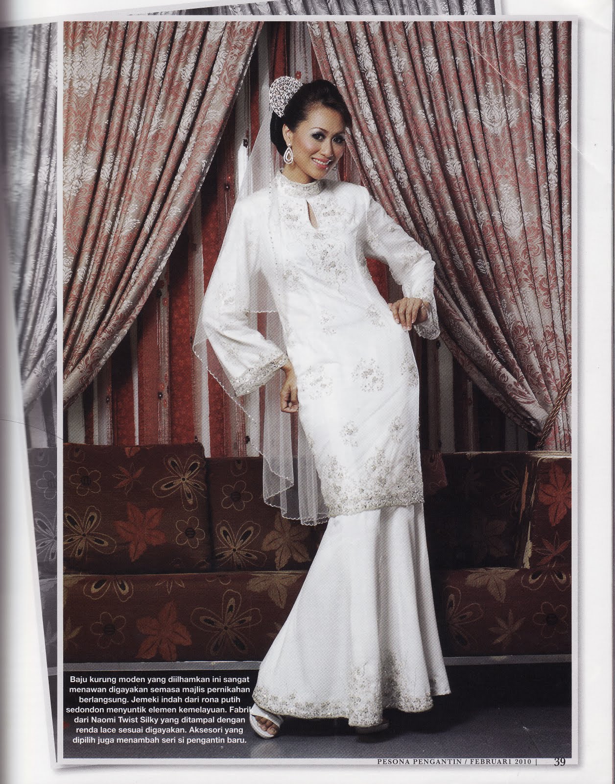 47 Ide Design Baju Akad Nikah Terkini